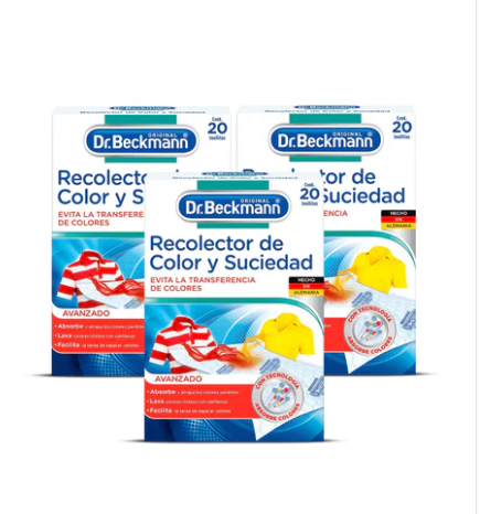 DR. BECKMANN Recolector de color y suciedad 3 x 20 unid – CYL